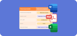 Descarga tu Plantilla de Ficha de proveedor gratis - STEL Order