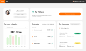 Tempo - Tu programa de control horario en STEL Order