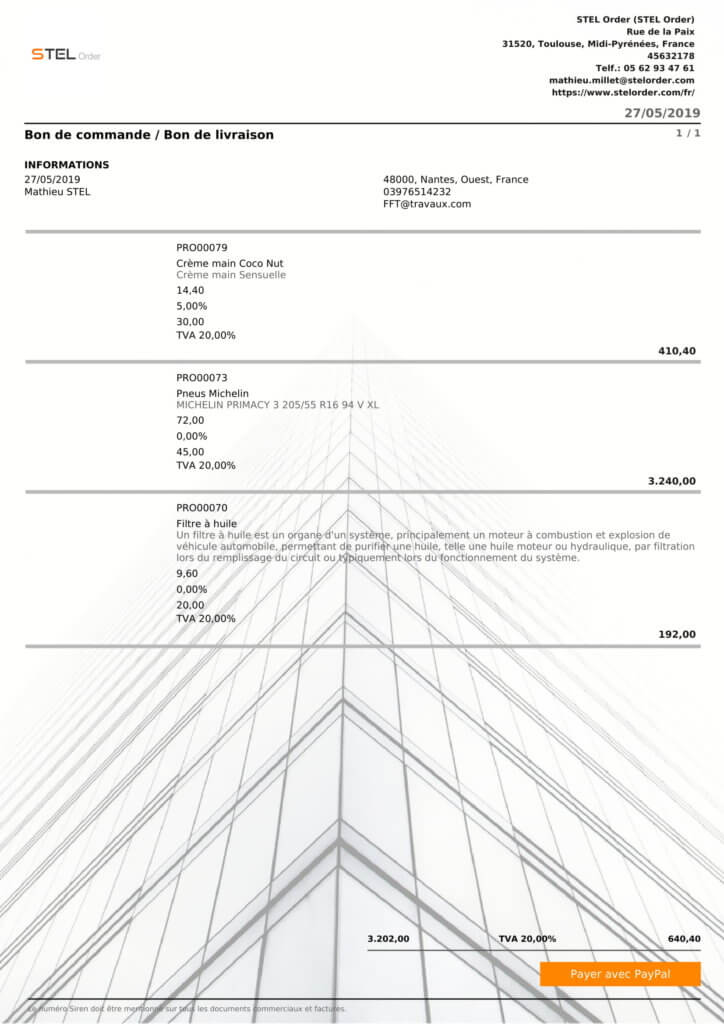 Modèle de facture | Personnalisation de vos documents commerciaux.